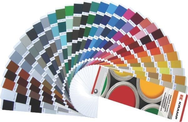 Paint Colour chart Kramp - Kramp - 8716106435500 - Maykers.com